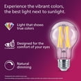 1PC Philips Ultra Definition Warm Glow Vintage LED A19 Light Bulb ...