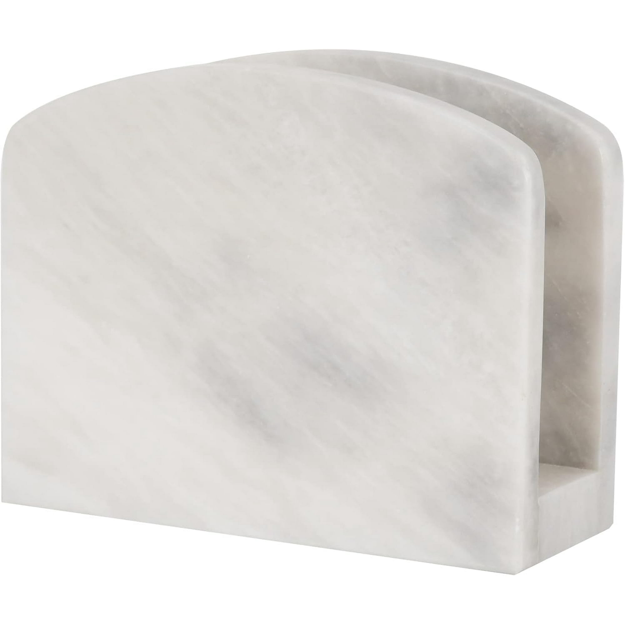 Click here for Radicaln Marble Napkin Holder 5.5 Inch White Handm... prices