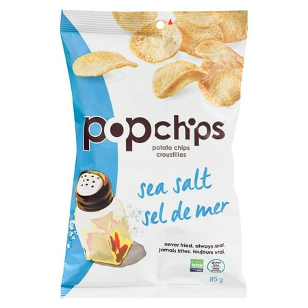 Popchips Sea Salt Potato Chips, never fried. always real. - Walmart.ca