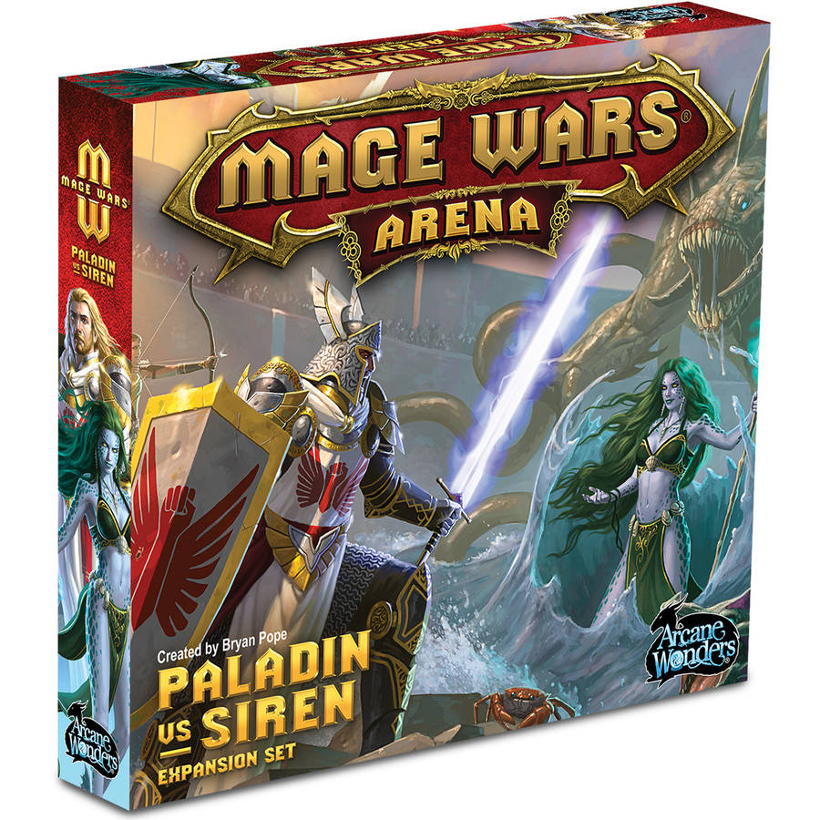 Arcane Wonders Mage Wars Arena Paladin Vs Siren - Walmart.com