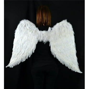 Large White Feather Angel Wings - Walmart.com
