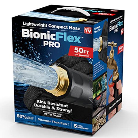 Bionic Flex PRO 50? Garden Hose, Heavy Duty & Lightweight Weatherproof ...