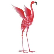 Home Decorative Solar Lighted Flamingo Yard Art - Leaning - Walmart.com