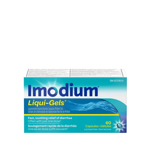 Imodium Liqui-Gels - Alivio rapido de la diarrea - Clorhidrato de ...