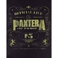 Pantera Mens Sweatshirt Black 101 Proof band logo Official - Walmart.com