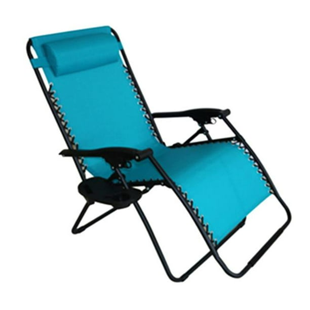 Woodard-CM 227443 E-Coated Steel Frame Verona Zero Gravity Chair, Blue ...