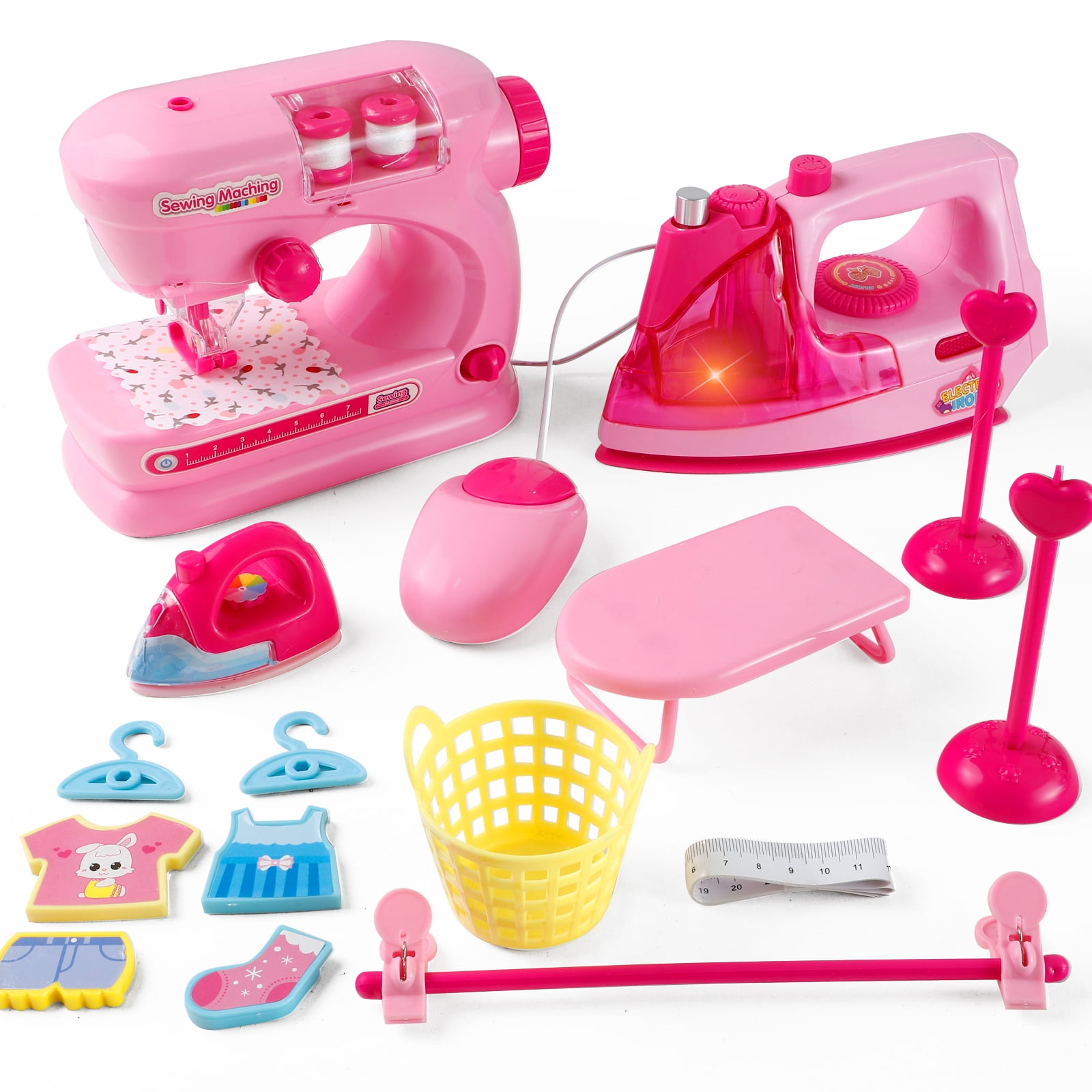 NETNEW Play Kitchen Home Appliances Kids Pretend Toys for Girls 3-6 ...