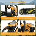 YNCE 2-Cycle 20-Inch Gas Chainsaw | 63cc Cordless Chain Saw for Wood ...