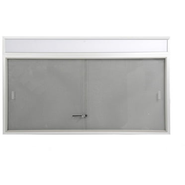 Combination Bulletin Board and Literature Rack for Wall Mount Use ...