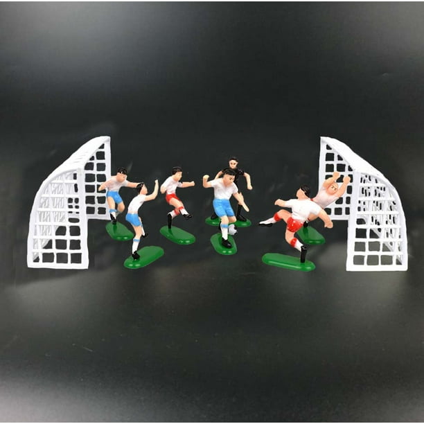 Soccer Cake Toppers, Soccer Players Toys Football Soccer Theme Party ...
