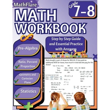 Mathflare Workbooks Integers, Ratio and Percentage Math Workbook 6th to ...