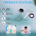 10ml Clear Glass Vials 20 count Sample Vials with Screw Caps Small ...