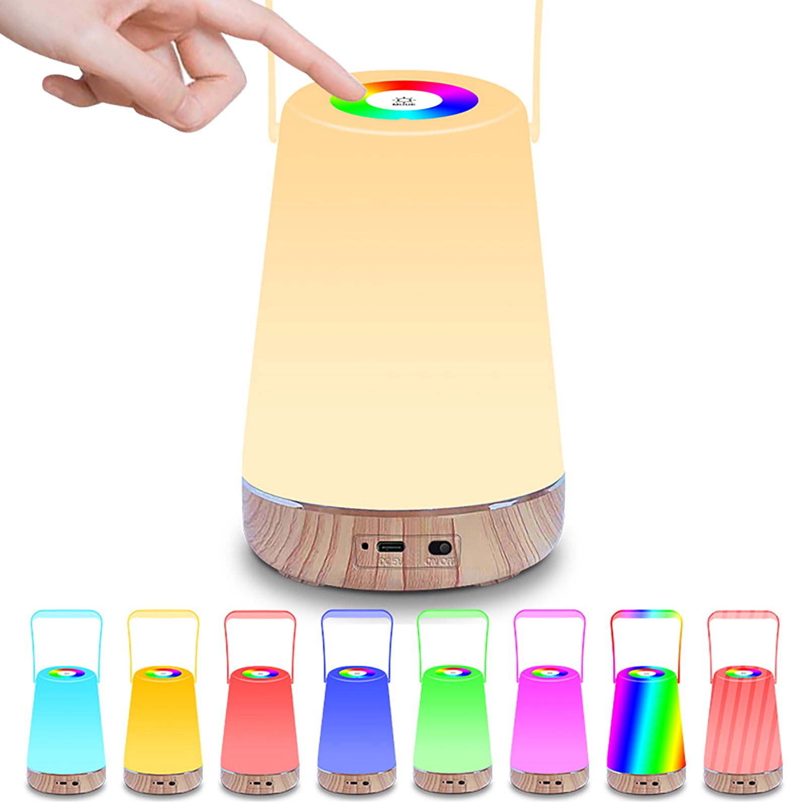 Table Lamp High Brightness Touching Button Lightweight Portable Sensor ...