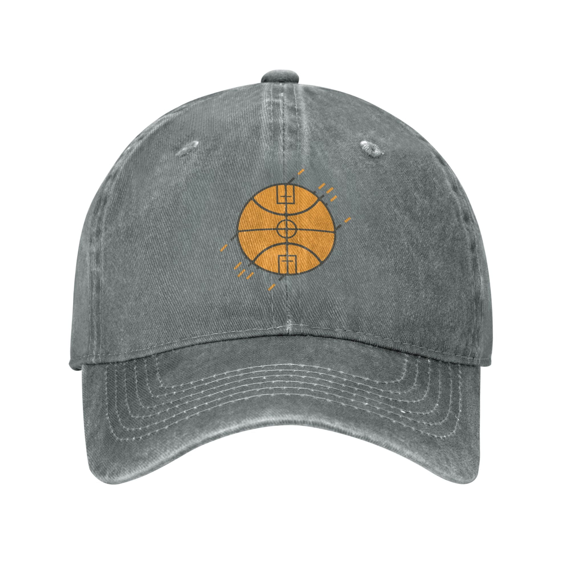 DouZhe Adjustable Washed Cotton Baseball Cap - Basketball Gamer Prints ...