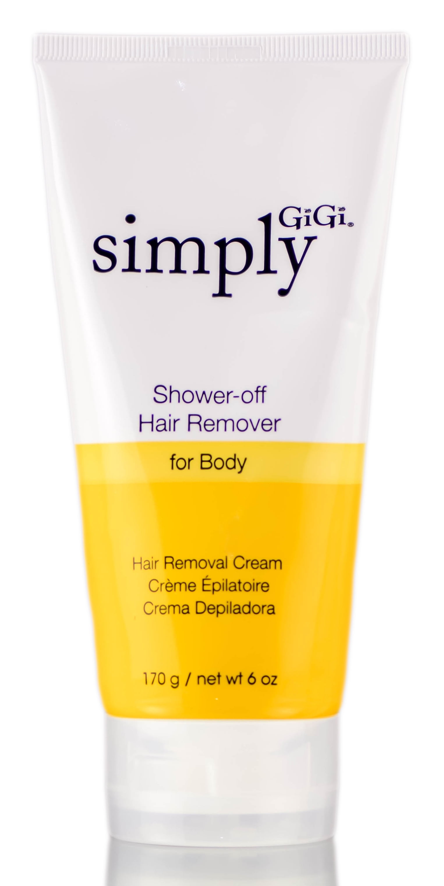 GiGi Simply Shower-Off Hair Remover - 6 oz - Pack of 3 with Sleek Comb ...