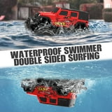 Amphibious 4WD RC Truck, All Terrain, Waterproof, Rechargeable, for 4 ...