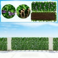 XIBUFE 2026 New Artificial Ivy Privacy Fence Screen with Purple Flowers ...