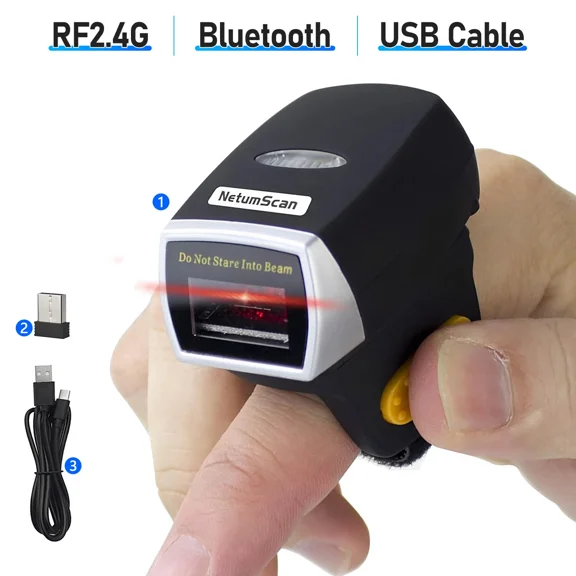 Adesso NuScan 4100B Bluetooth Antimicrobial Waterproof CCD Handheld ...