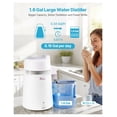Water Distiller 6L/1.6 Gallon, Pure Water Purifier - 900W Countertop ...