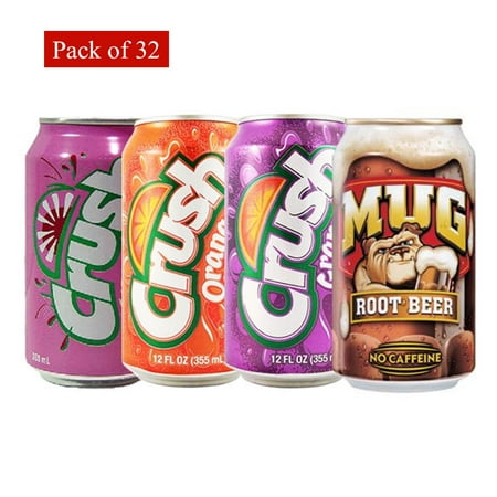 Crush Variety Pack, 32 Pack (355ml each) - Walmart.ca