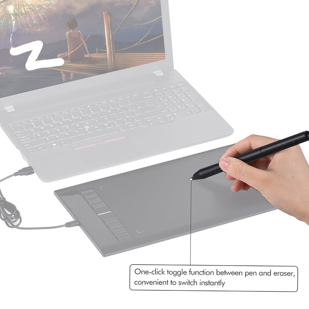 Buy ugee PN01 Battery-Free Passive Pen Stylus with Case Only for M708 Drawing Tablet Online at ...