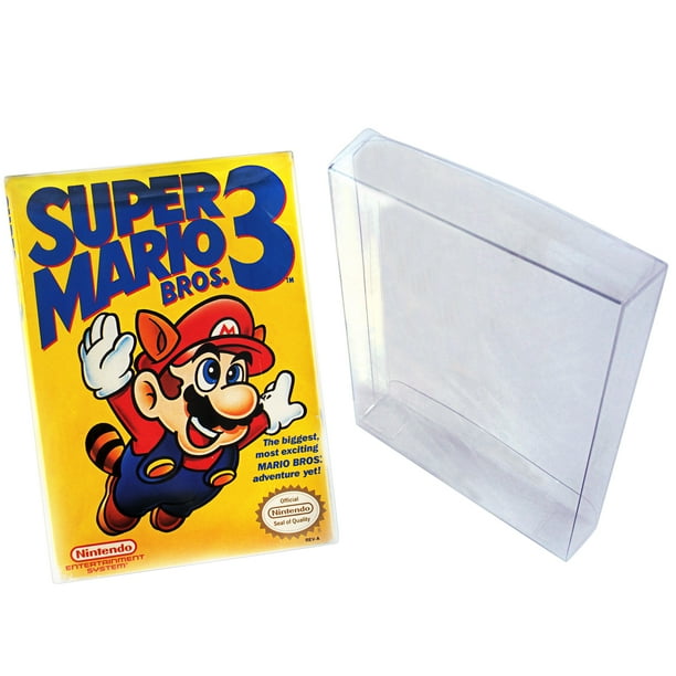 Nintendo NES Plastic Box Protector Cases Clear .35mm Thick - Walmart.com