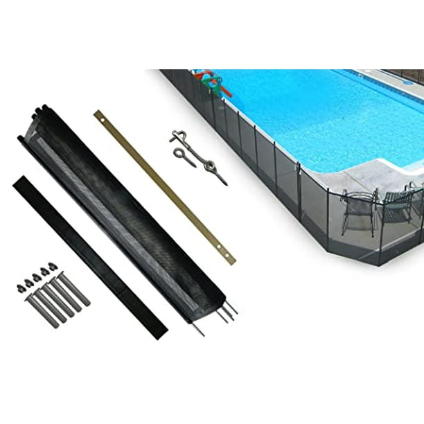 Pool Fence DIY by Life Saver Fencing Section Kit, 12-Foot Single ...