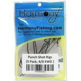 Harmony Fishing Company Punch Shot Rig Kit 5 Pack, 4/0 EWG Hooks ...