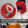 Handheld Welding Shield Mouth Grips Handle for Welding Mask Automatic ...
