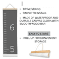 Morxy Kids Canvas Growth Chart - Classroom Decor, Child Ruler, Unisex ...