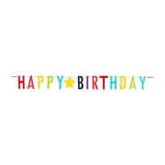 ArtCreativity Iridescent Happy Birthday Banner, Disco Unicorn Party ...