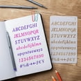 Dyfzdhu Letter Stencils 12 Pack 4 X 7 Inch Alphabet Letter Stencil ...