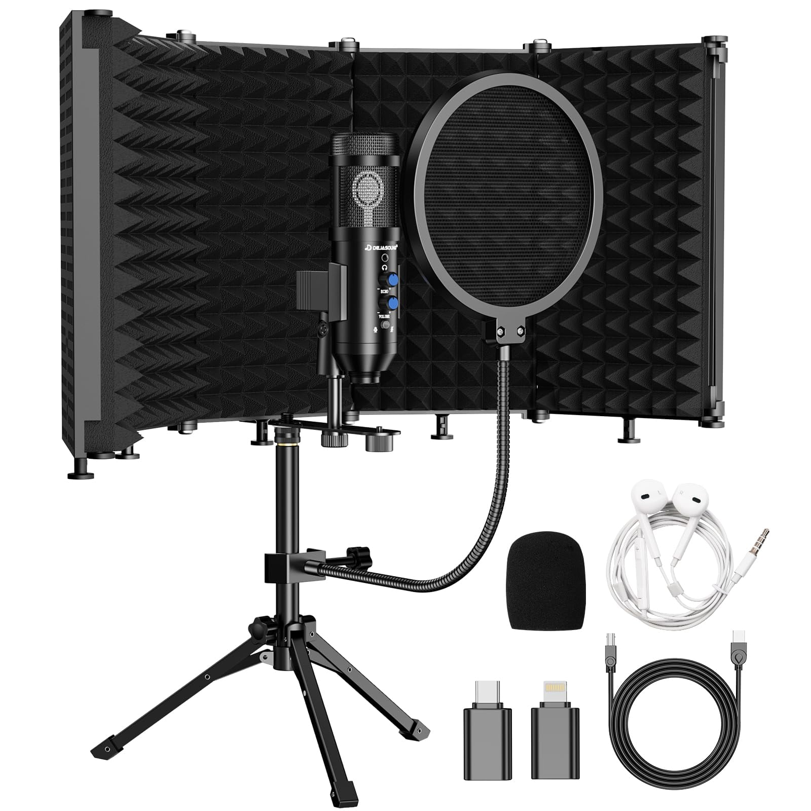 Click here for Dejasound Upgraded Studio Recording Microphone Wit... prices