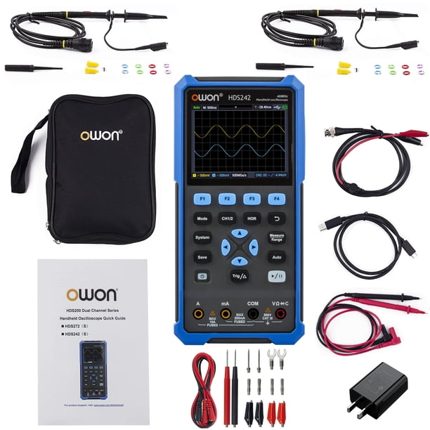 Osciloscopio portátil Abestop HDS242 2CH 40 MHz con multímetro | Bodega ...
