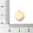 20pcs 304 Stainless Steel Rhinestone Pendants Heart Charms Ion Plating ...