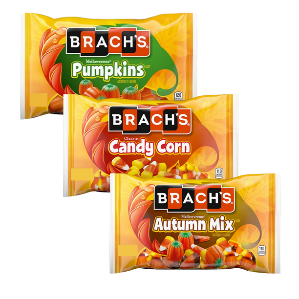 Brach's Fall Candy, 1 Classic Corn, 1 Autumn Mix and 1 Candy Pumpkin ...