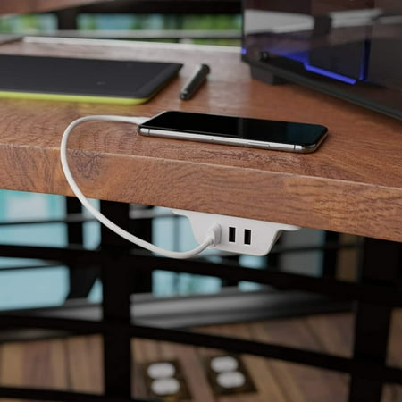 HumanCentric Under Desk USB Charging Station (White) | Under Desk USB ...