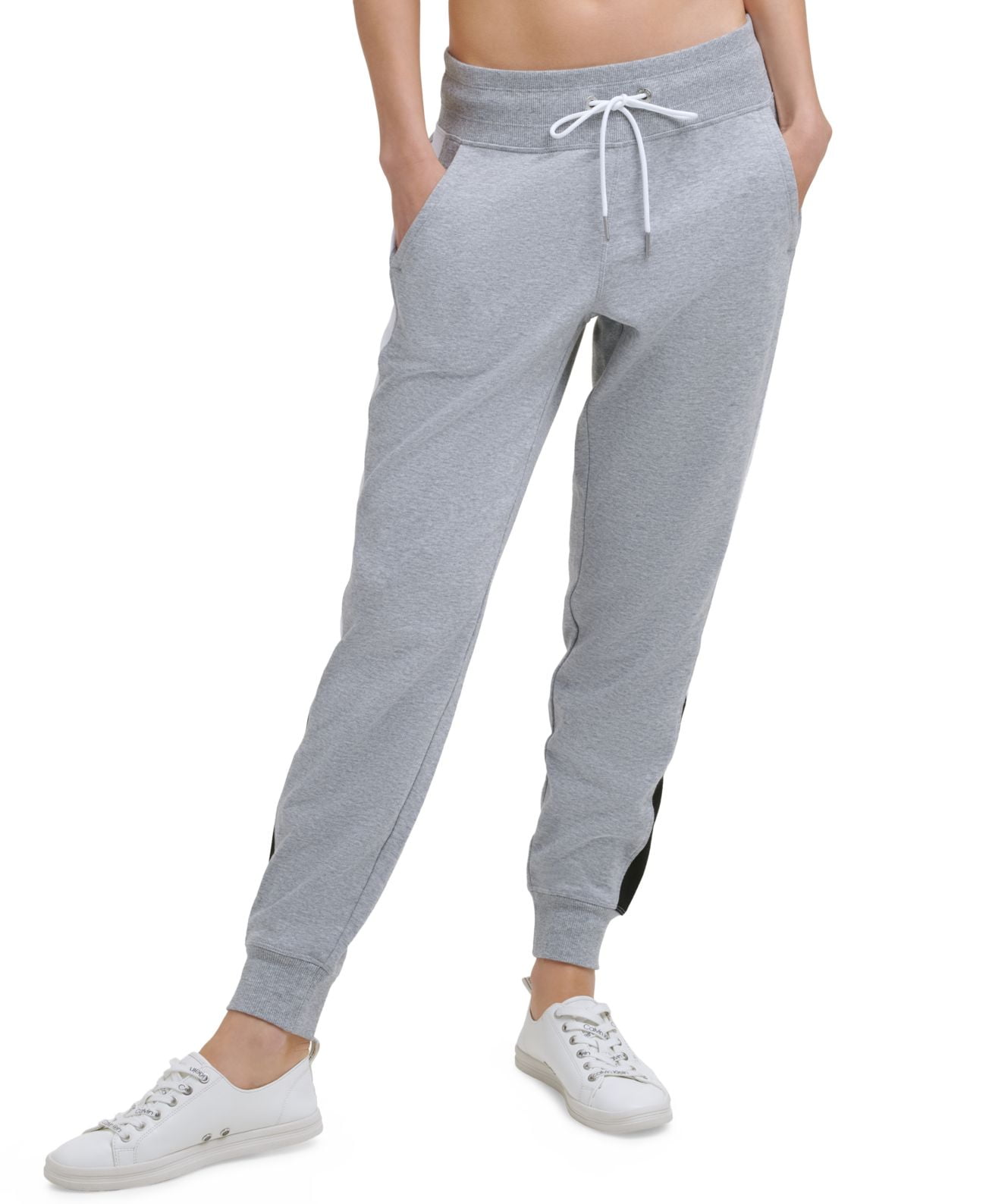Calvin Klein Womens Performance Colorblocked Jogger Pants