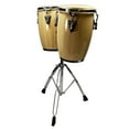 "Zenison Latin Percussion Conga Drums Kit with Stand, 9"" & 10"" inch ...