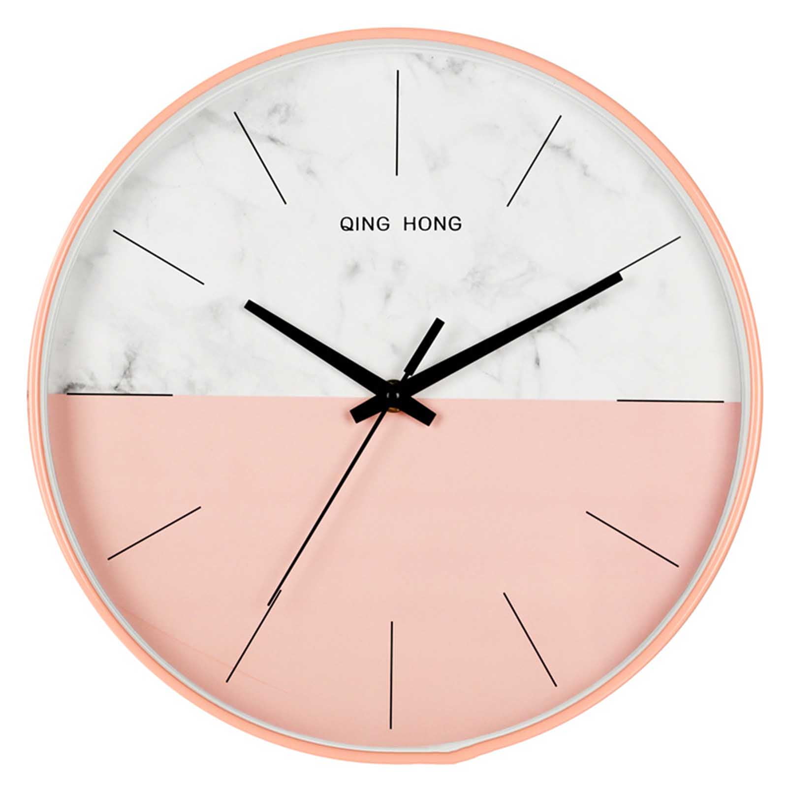 Wall Clock Eye-catching Precise Battery-operated Highly Transparent ...