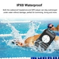IPX8 Waterproof MP3 Player 8GB Music Player with Headphones for ...
