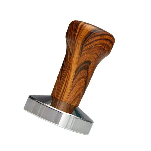 Coffee Tamper Hammer Flat Base Press tamper hand Barista Coffee Leveler ...