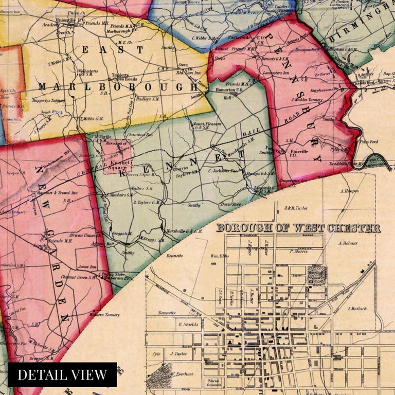 Chester County Pennsylvania Map Any Semi Affordable Places In (or