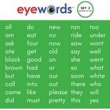 Eyewords Multisensory Sight Word Flash Cards Bundle, Sets #1-#3, Words ...