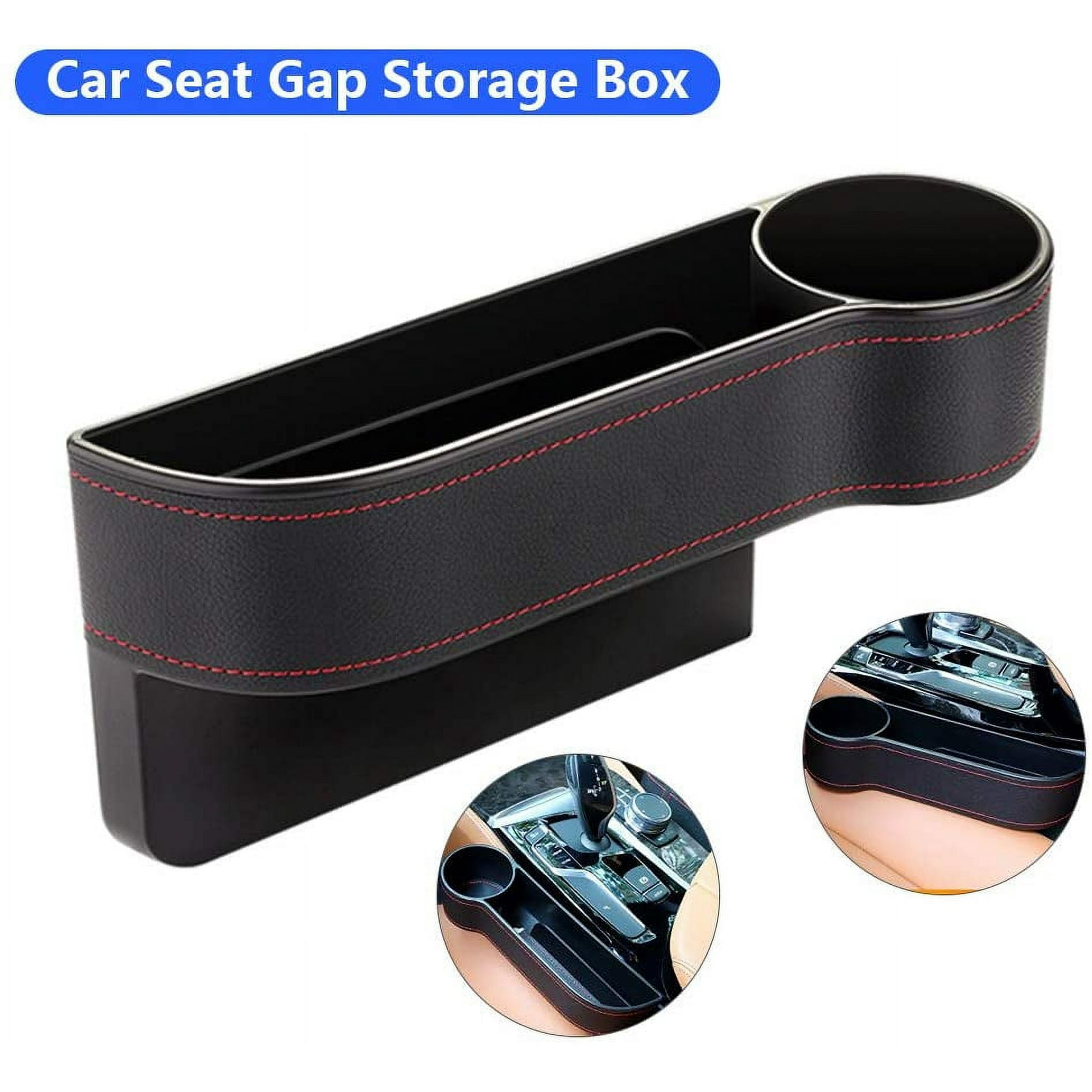 Click here for Hesignd Car Seat Gap Storage Box Seat Gap Filler W... prices