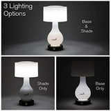 Ivation 6-LED Battery Operated Motion Sensor Table Lamp - Multi Zone ...