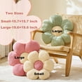 2026 New Arrival 3 Pack 15.7 Inch Daisy Flower Shaped Throw Pillows ...