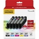 Genuine Canon CLI-281 5-Color Ink Tank Combo Pack with 5 x 5" Photo ...