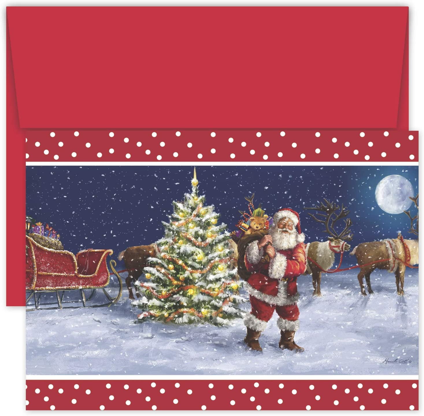 Masterpiece Studios Hollyville 16-Count Boxed Christmas Cards ...