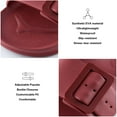 LORDFON Womens Slides Sandals Comfort Beach Sandals Adjustable Buckle ...